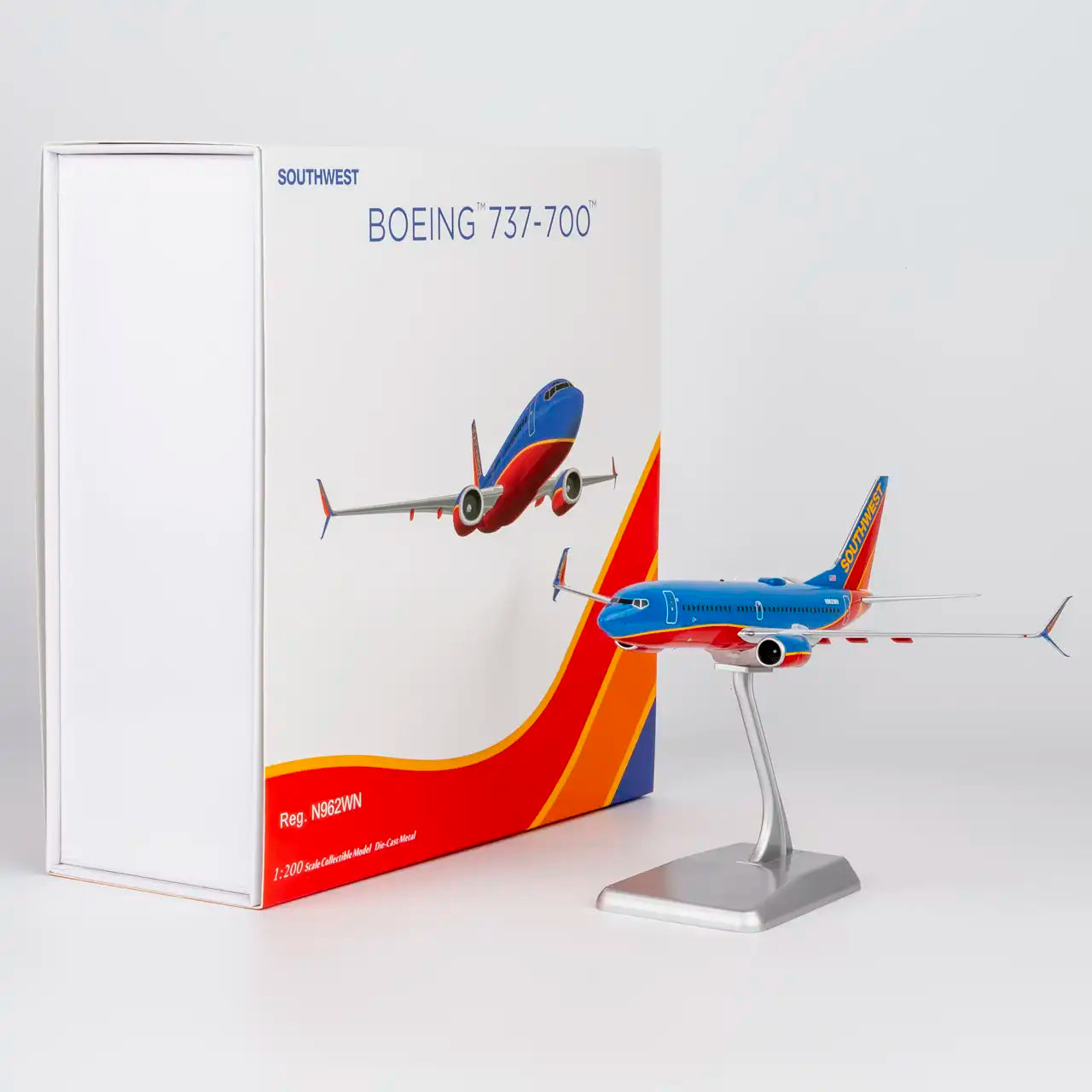 NG Models 1:200 Southwest Airlines Boeing 737-700 N962WN "Canyon Blue ...