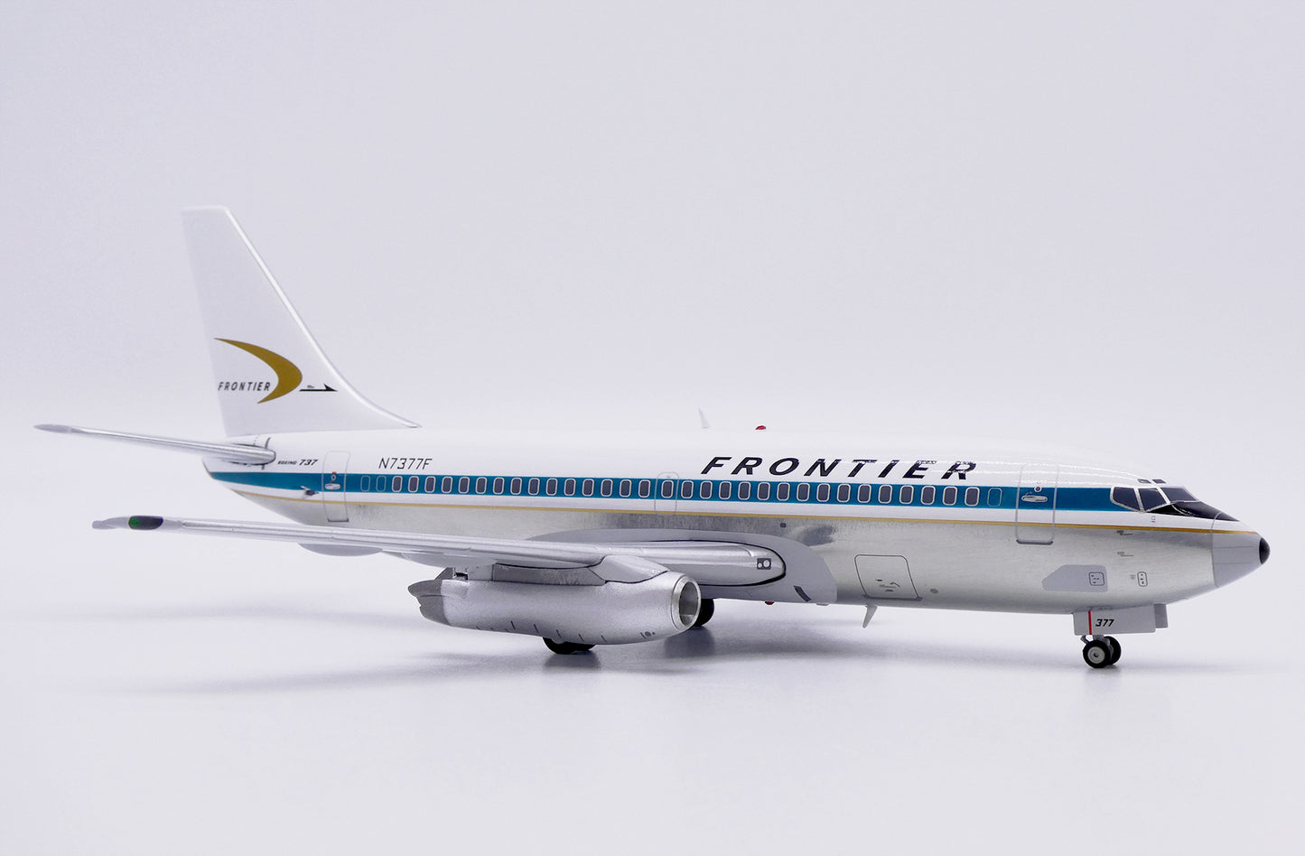 JC Wings 1:200 Frontier Airlines Boeing 737-200 N7377F "Polished" XX20 ...