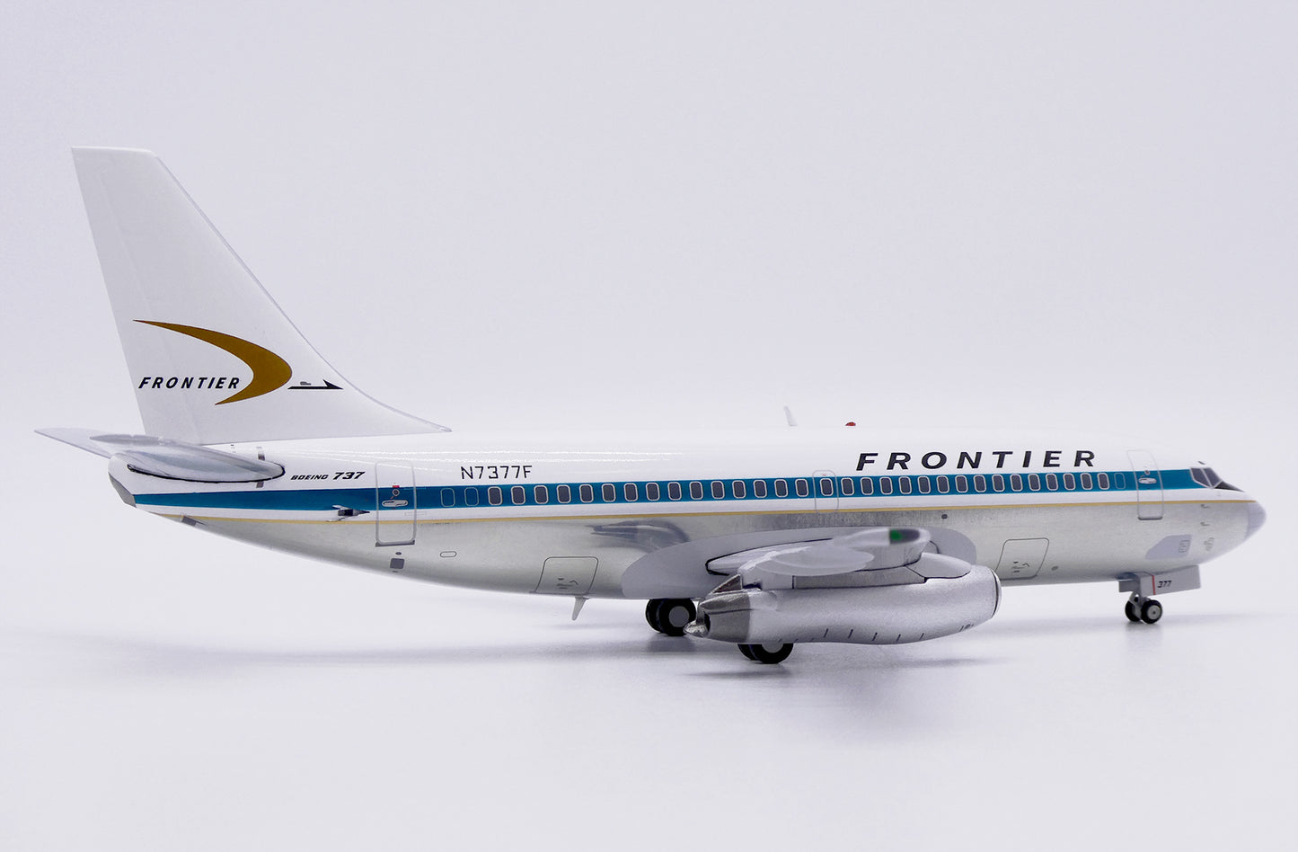 JC Wings 1:200 Frontier Airlines Boeing 737-200 N7377F "Polished" XX20 ...