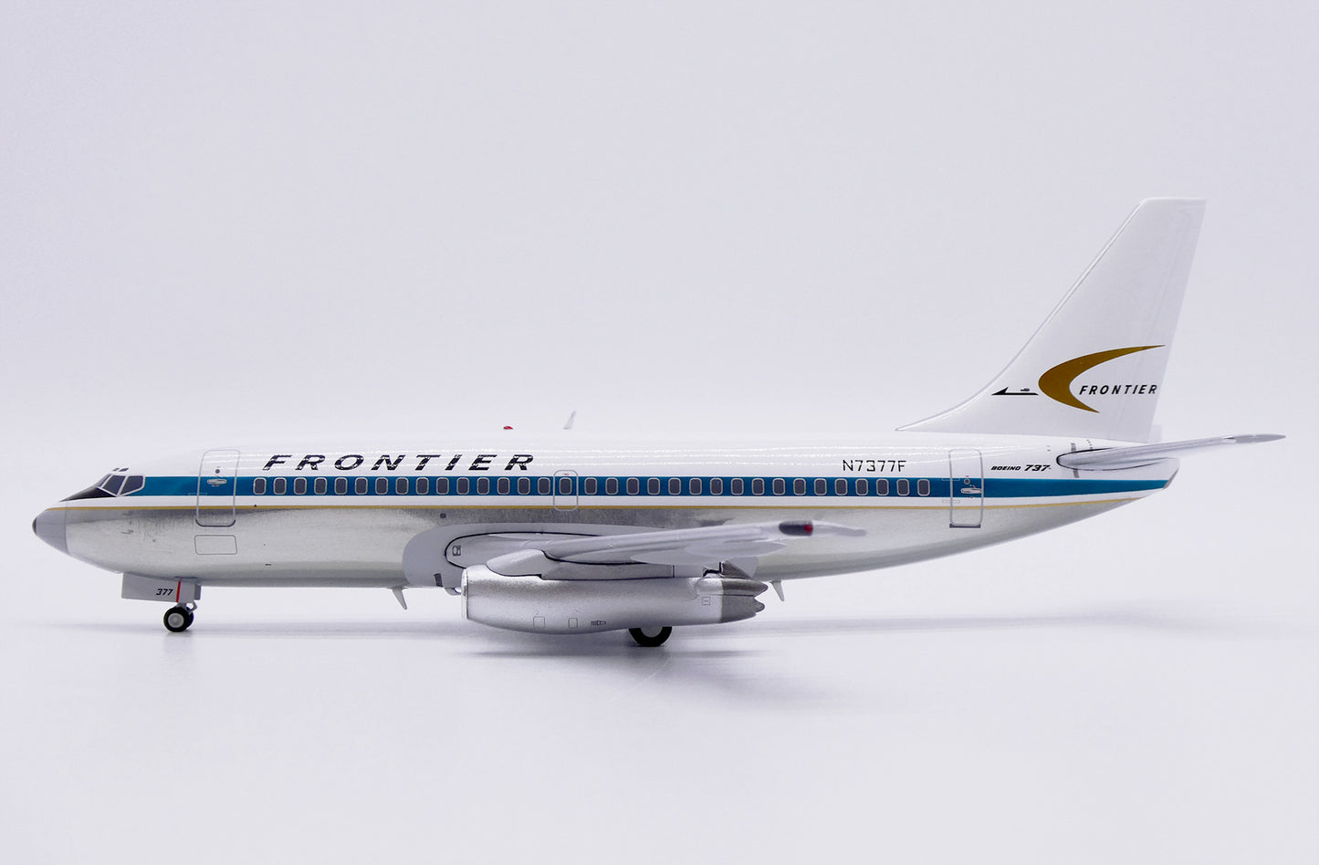 JC Wings 1:200 Frontier Airlines Boeing 737-200 N7377F "Polished" XX20 ...