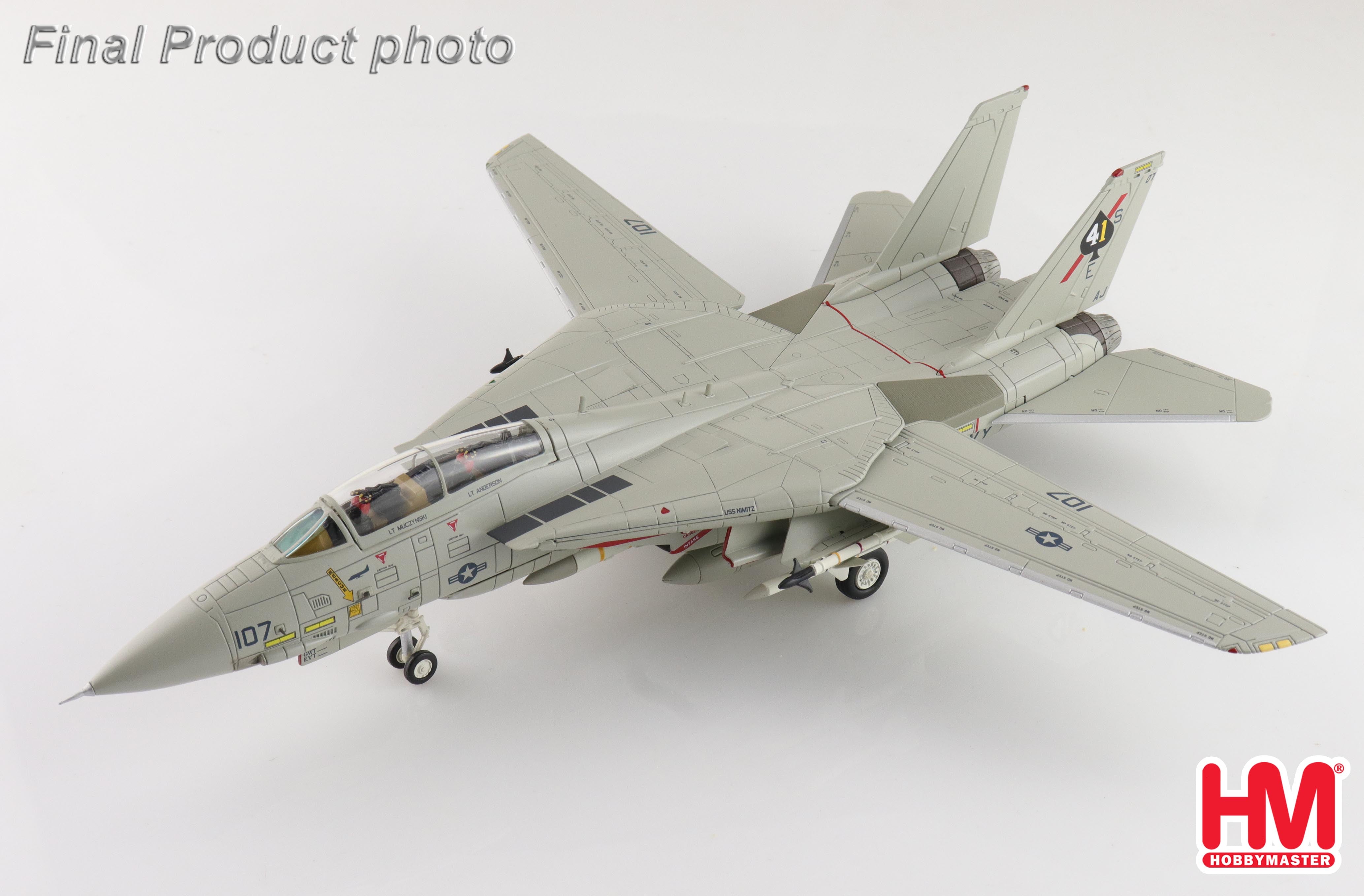Hobby Master 1:72 F-14A "Sukhoi Killer" 160390, VF-41, USS Nimitz, Feb ...